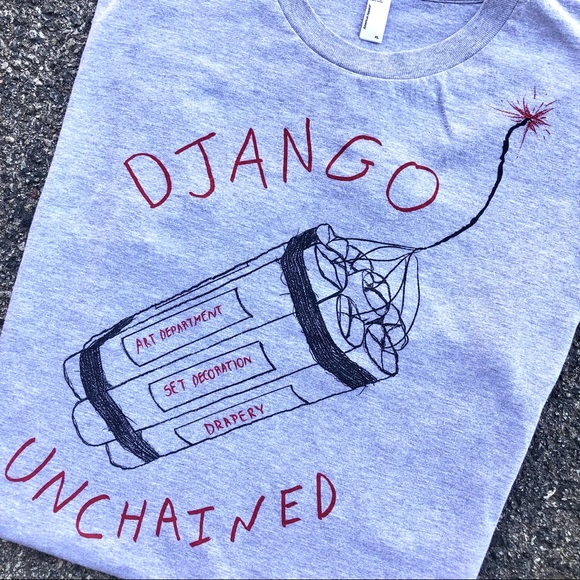 Shirts | Rare Django Unchained Movie Crew Art Department Set Design ...